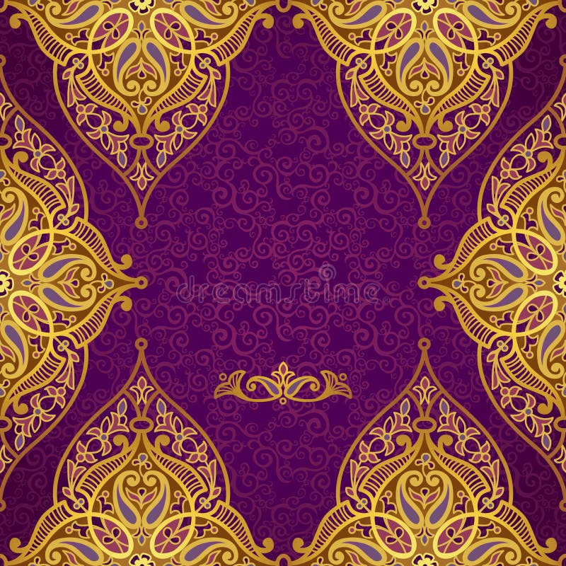 Vector Frame In Eastern Style. Stock Vector - Illustration of cartouche ...