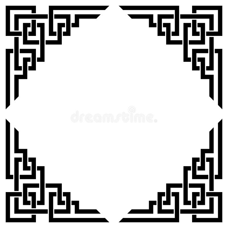 Vector Frame stock vector. Illustration of symmetry - 100665425
