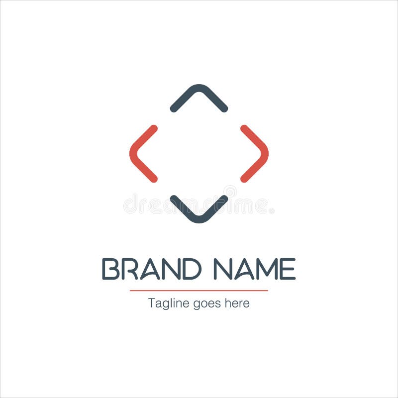 Vector Frame Logo Template, Camers Focus. Digicam Interface Framework ...