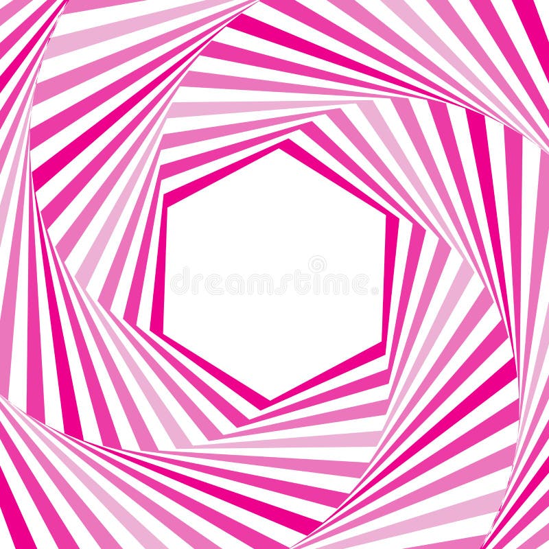 Vector Frame. Optical Illusion. Optical Art. Geometric Designe ...