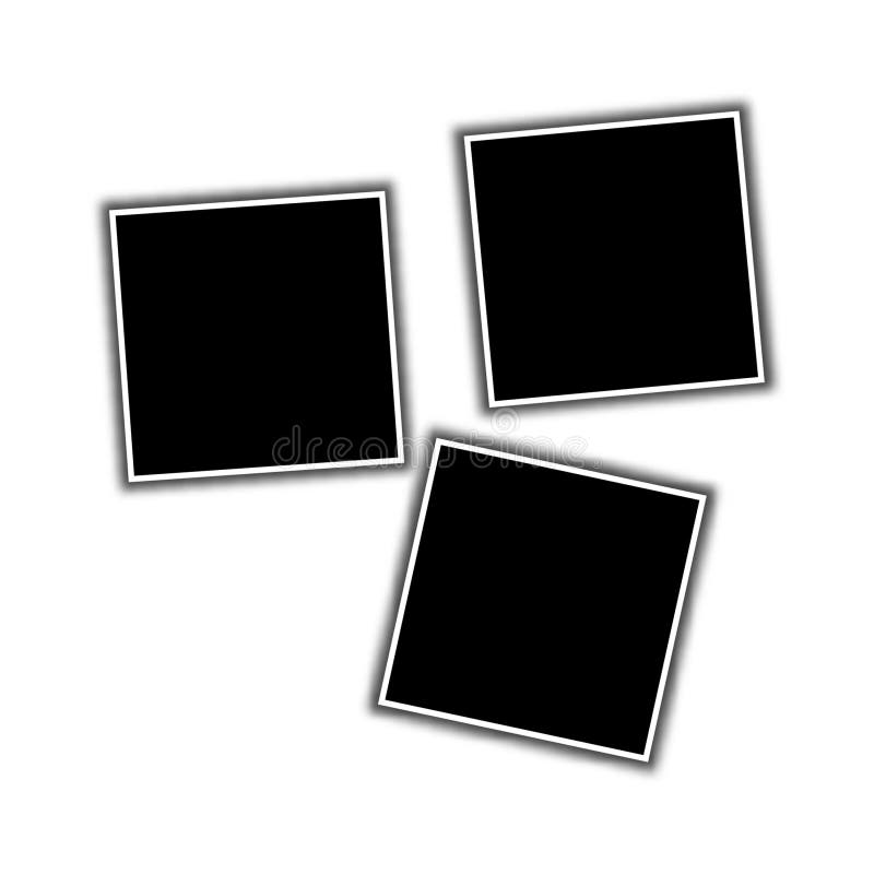 Vector Frame for Photos, Pictures, Photo Collage Stock Illustration ...