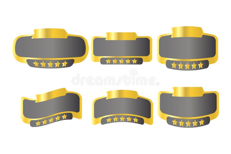 Vector Frame for Premium Label with Stars Stock Vector - Illustration ...