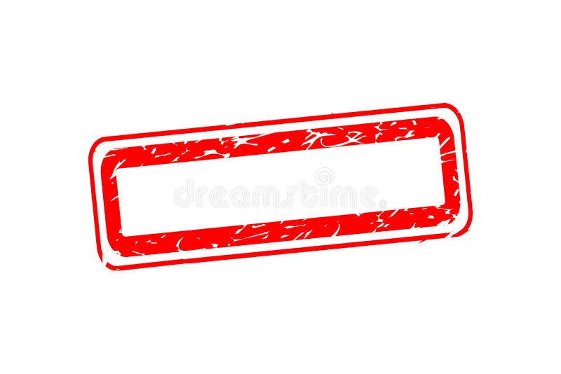 Frame Rounded Rectangle of Rubber Stamp Stock Vector - Illustration of ...