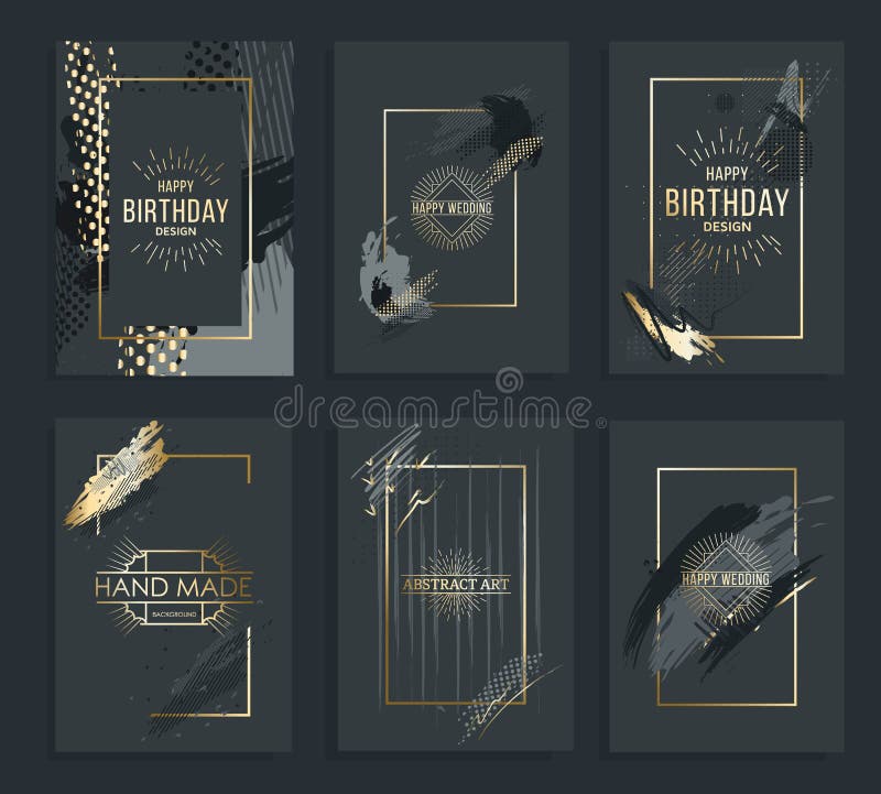 Vector Frame for Text Modern Art Graphics for Hipsters 2 Stock Vector ...