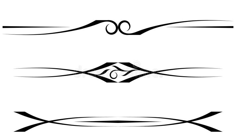 Vector Frames Black on a White Background Stock Illustration ...