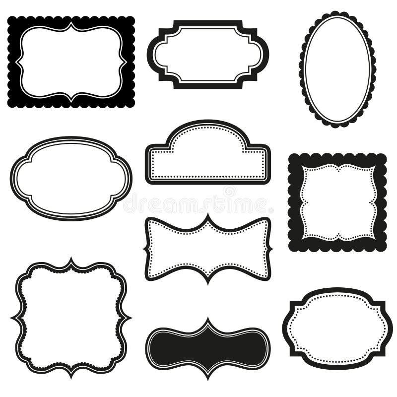 Vector frames stock vector. Illustration of simple, background - 45685404 Vector frames stock vector. Illustration of simple, background - 45685404