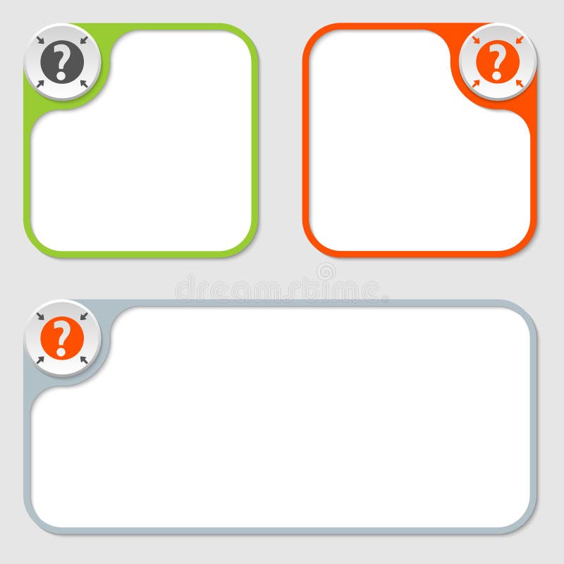 Vector frames stock vector. Illustration of modern, problem - 48625099