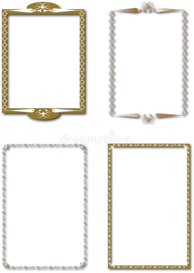 Vector Framework for Design Stock Illustration - Illustration of shadow ...