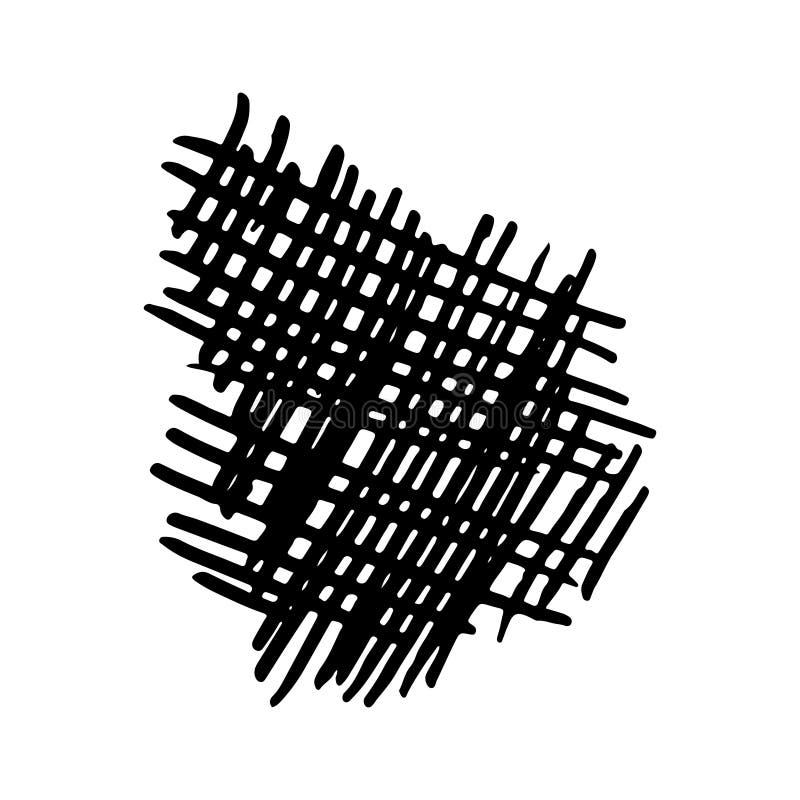 Vector Freehand Scribble Isolated on White Background Stock Vector ...