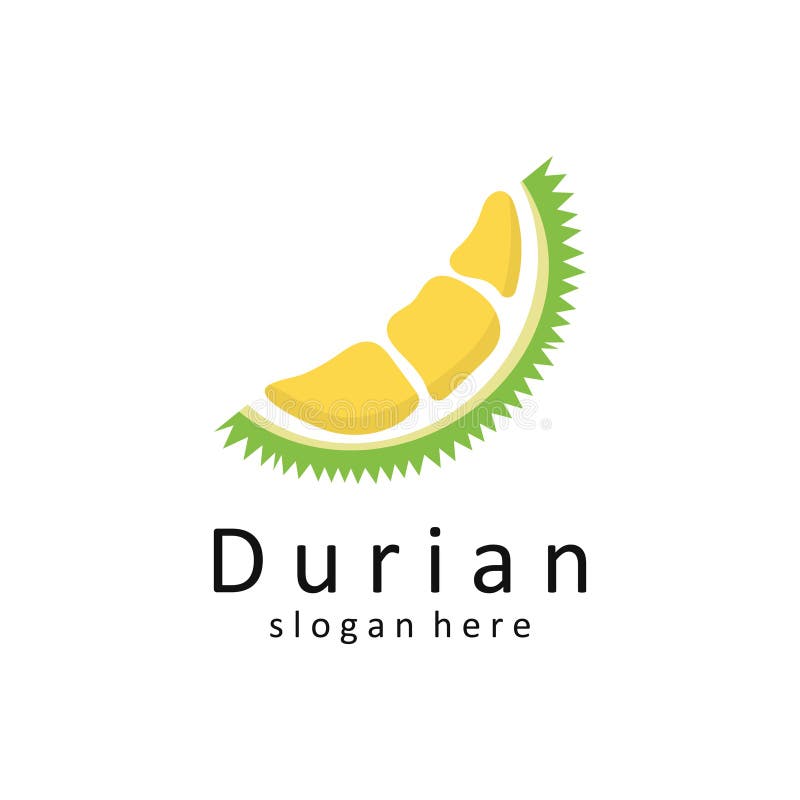 Vector Fresh Durian Fruit Icon Stock Vector - Illustration of symbol ...