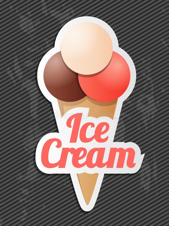 Vector ice cream stock vector. Illustration of dessert - 30257784