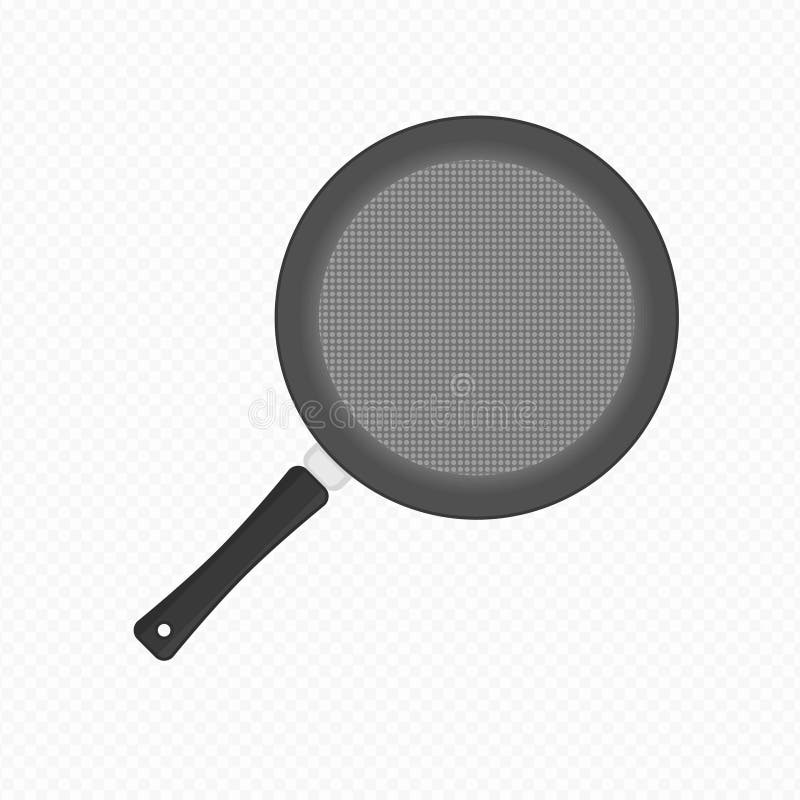 Vector frying pan icon. stock vector. Illustration of cooking - 285910029