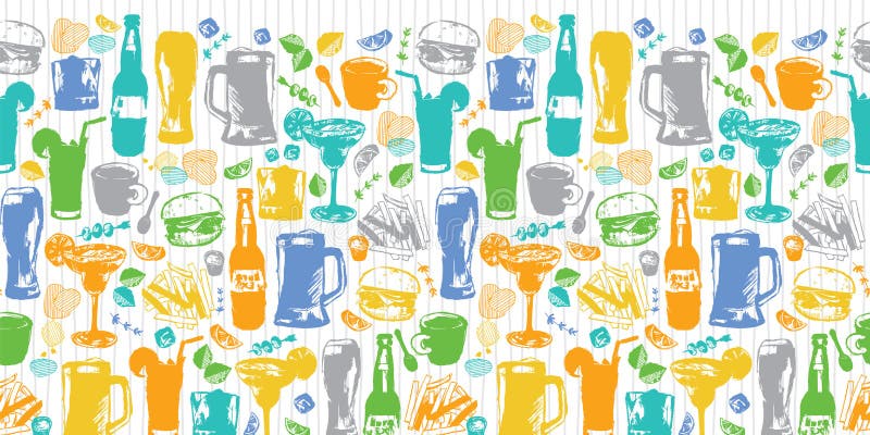 Vector Fun Cocktails Alcoholic Drinks Paint Grunge Silhouette ...