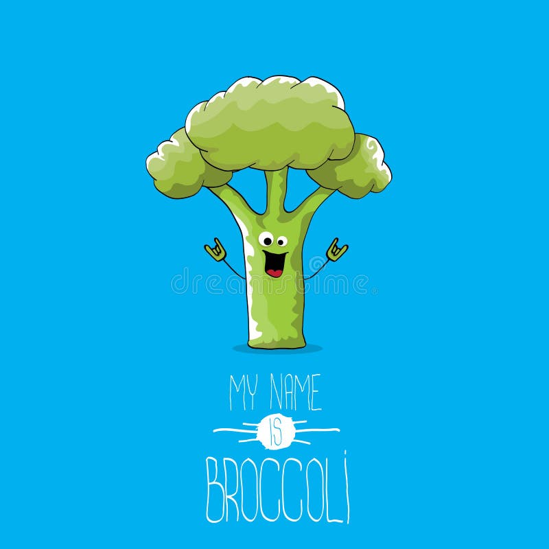 Vector Funny Cartoon Cute Green Broccoli Character Stock Vector ... Vector Funny Cartoon Cute Green Broccoli Character Stock Vector ...