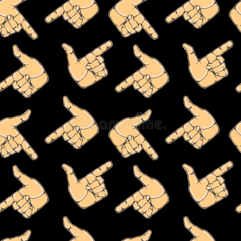 Vector Funny Seamless Pattern Stock Vector - Illustration of cartoon ...