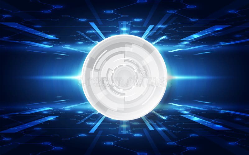 Vector Future Digital Technology Concept, Abstract Background ...