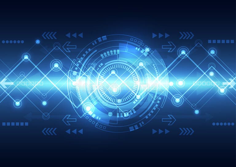 Vector Future Network Telecom Technology, Abstract Background Stock ...