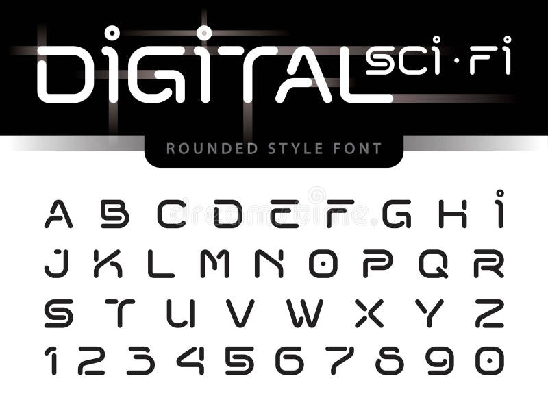 Techno Fonts Stock Illustrations 2 326 Techno Fonts Stock