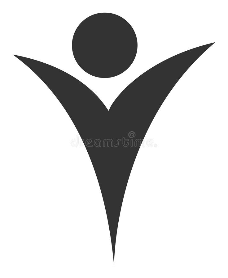 Vector Futuristic Man Flat Icon Image Stock Vector - Illustration of ...