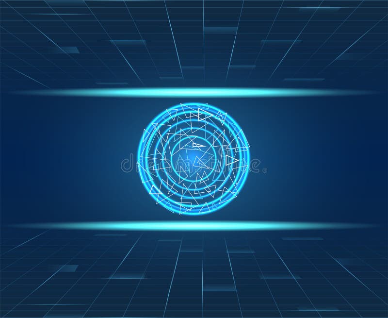 Abstract Artificial Intelligence. Neural Connections. Technology Web ...