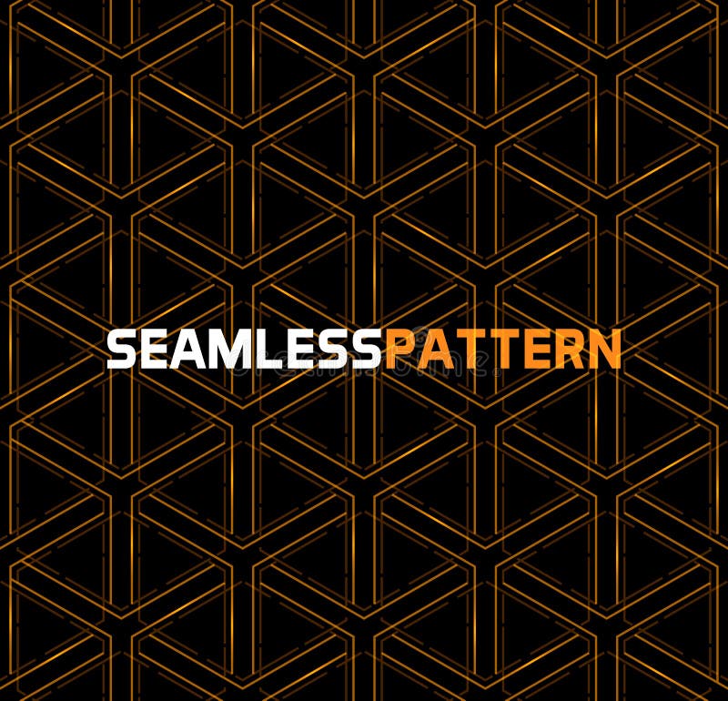 Vector Futuristic Texture Seamless Pattern Stock Vector - Illustration ...