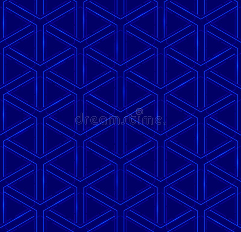 Vector Futuristic Texture Seamless Pattern Stock Vector - Illustration ...