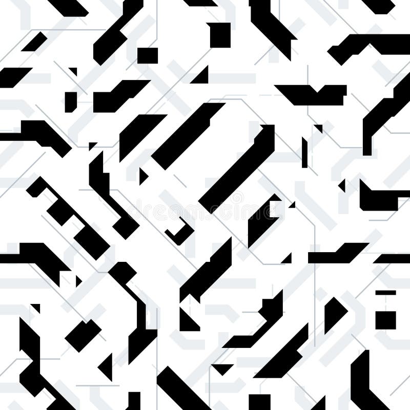 Futuristic Camouflage Vector Seamless Pattern Stock Vector ...