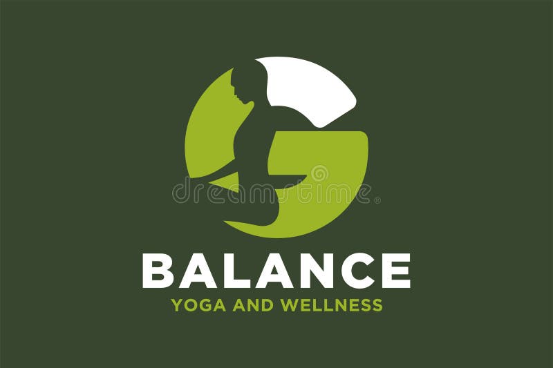 Vector G Initial Logo with Yoga Design Concept, Stock Vector ...