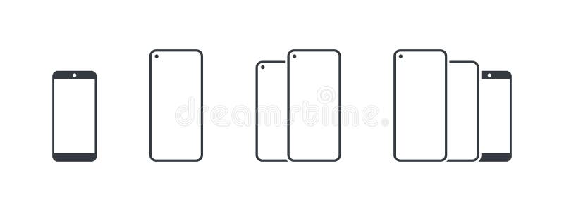 Vector Gadgets Set. Mobile Phone Icons. Technology Icons Stock Vector ...