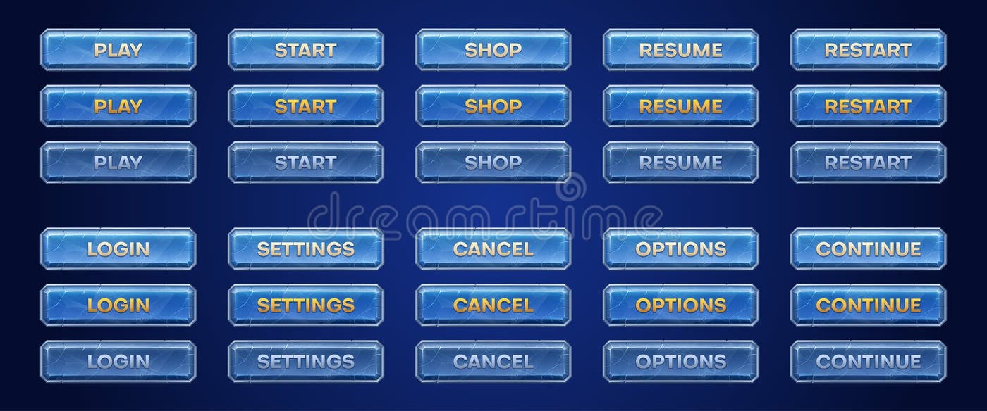 Continue Button Ui Ux Stock Illustrations – 154 Continue Button Ui Ux ...