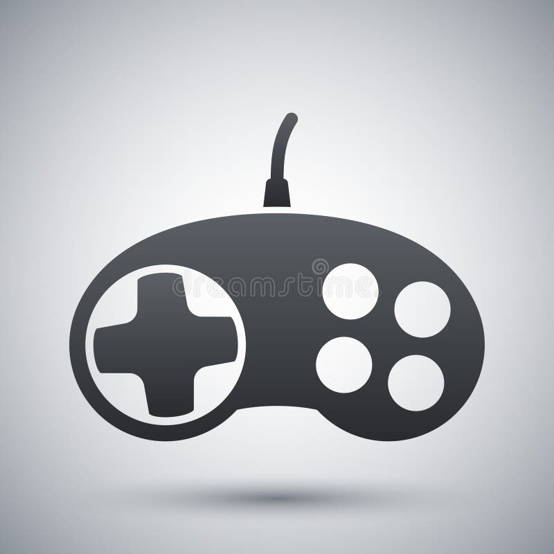Gamepad icon. stock vector. Illustration of gamepad, green - 11889754
