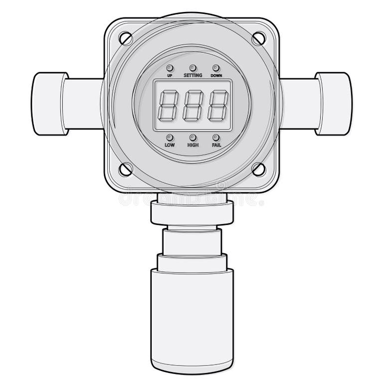 Gas Detection Meter Stock Illustrations – 105 Gas Detection Meter Stock ...