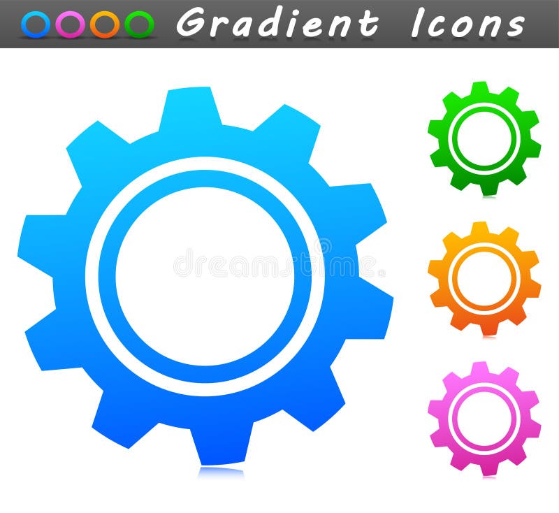 Vector Gear Symbol Icon Design Stock Vector - Illustration of gear ...