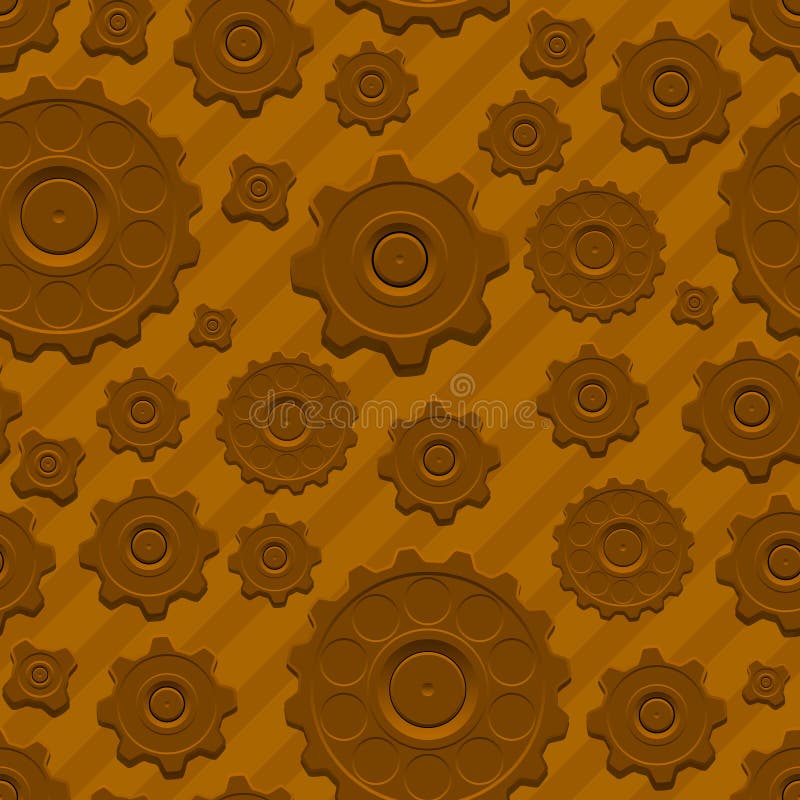 Vector Gears Seamless Pattern Stock Vector - Illustration of gear, pinion: 71097605