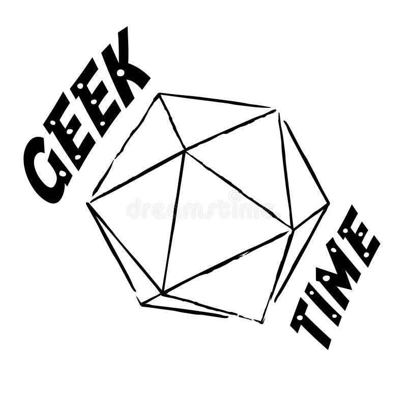 Vector Geek Time Illustration Stock Vector - Illustration of role ...