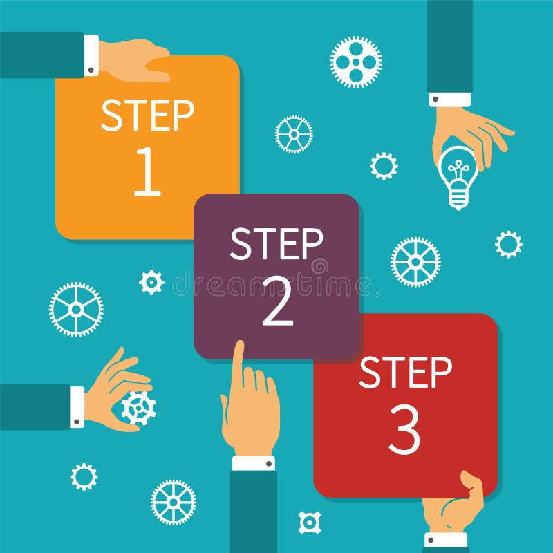 Vector Geleidelijke Chronologie Infographic Regeling Stock Illustratie ...