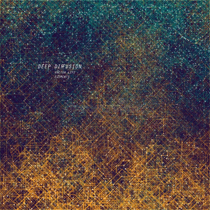 Vector genrative art stock vector. Illustration of intelligence - 121865641