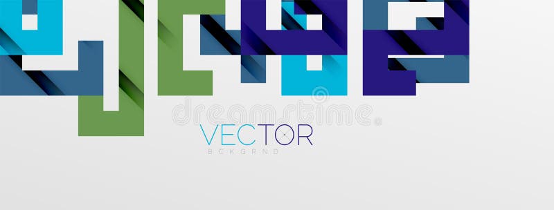 Vector Geometric Abstract Background Design Stock Vector - Illustration ...