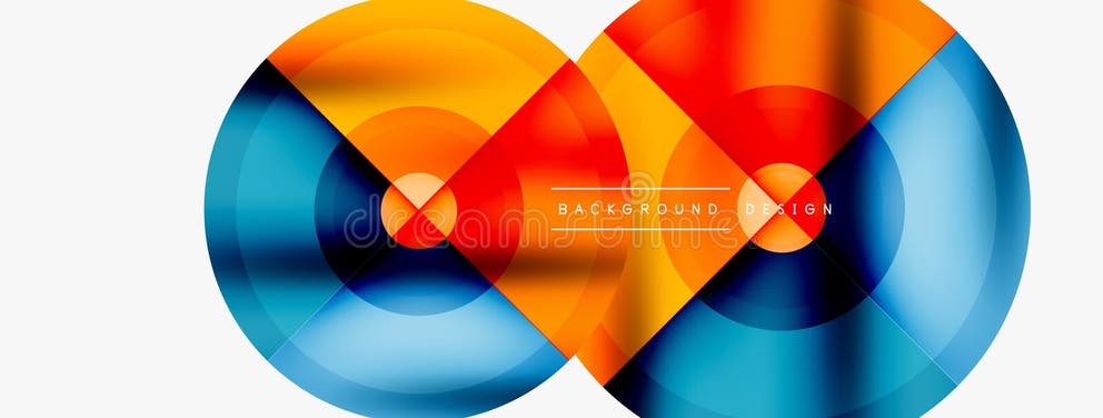 Vector Geometric Abstract Background Design Stock Vector - Illustration ...