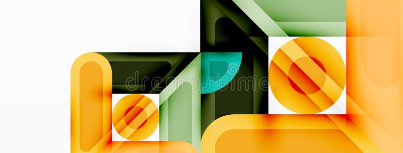 Vector Geometric Abstract Background Design Stock Vector - Illustration ...