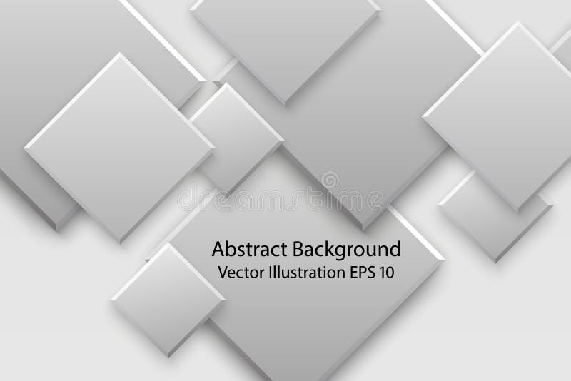Vector Geometric Abstract Background with Rhombus Shapes, Light Blue ...