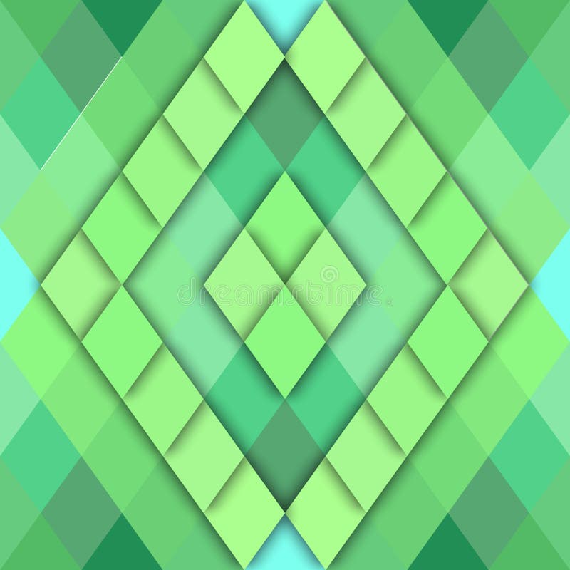 Vector Geometric Abstract Background of Rhombus Shapes Stock Vector ...