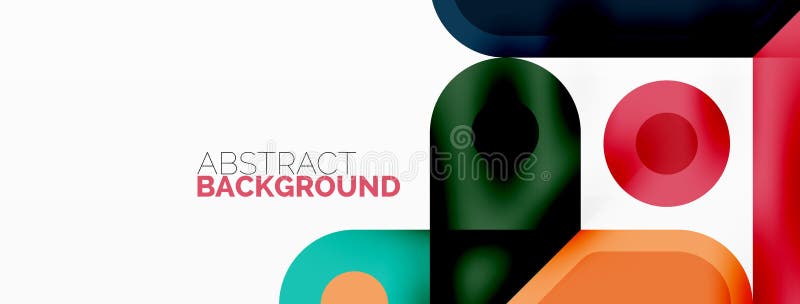 Vector Geometric Abstract Background Template Stock Vector ...