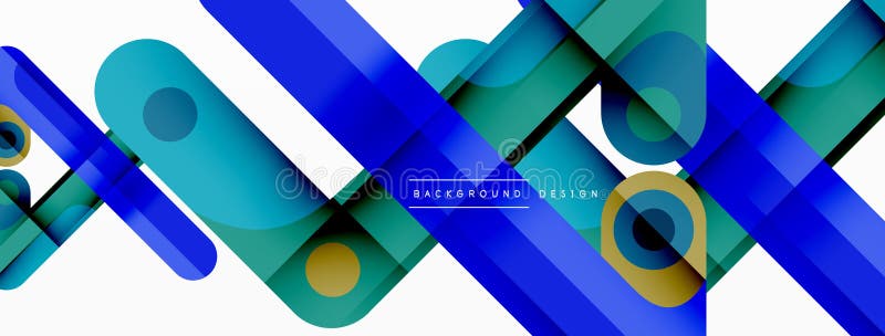 Vector Geometric Abstract Background Template Stock Vector ...