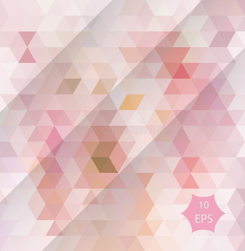 Vector Geometric Abstract Background with Triangles and Lines. Stock ...