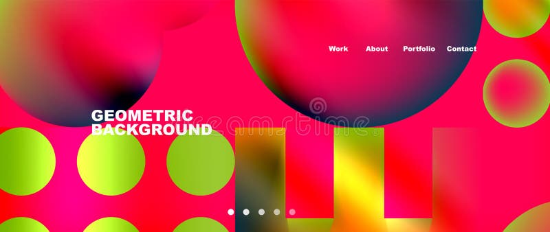 Vector Geometric Abstract Modern Background Stock Vector - Illustration ...