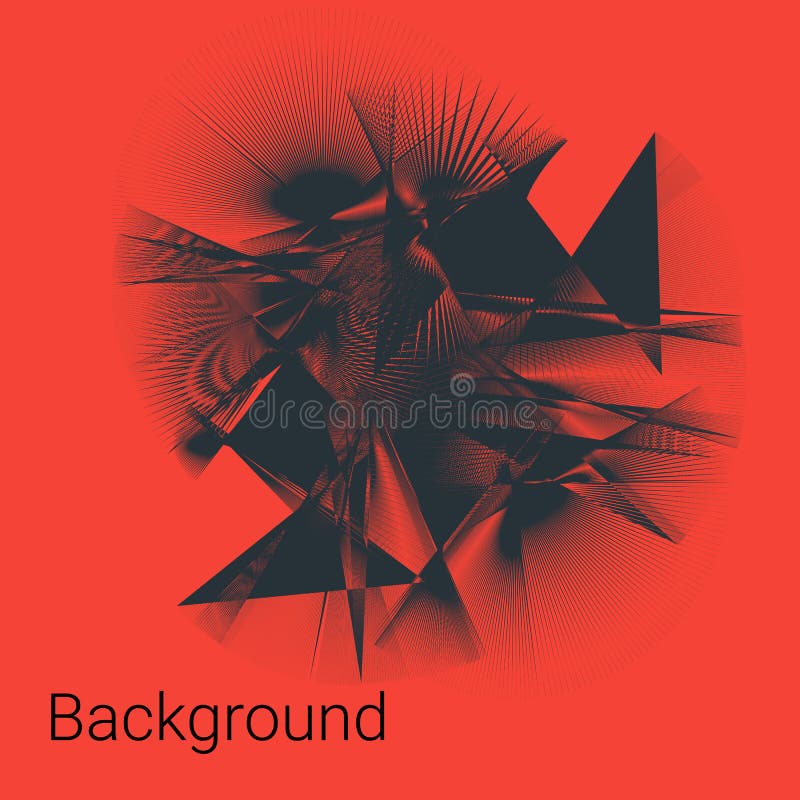 Vector Geometric Background. Backdrop for Flyer Stock Vector ...