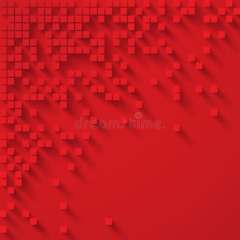Red Geometric Pattern, Abstract Background Template. Stock Vector ...