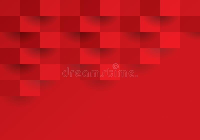 Red Geometric Pattern, Abstract Background Template. Stock Vector ...