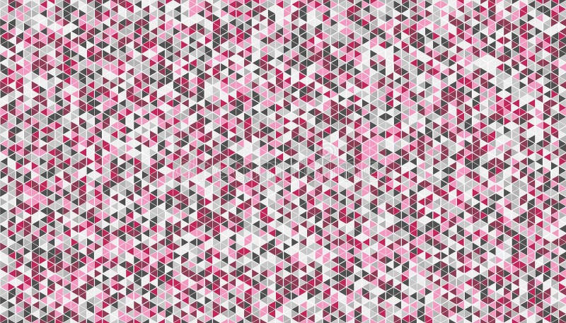Vector Geometric Background in Grey Pink Brown Yellow Tints. Monochrome ...